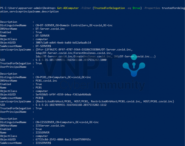 Kerberos Unconstrained Delegation Attack trong Active Directory - VNPT Cyber Immunity